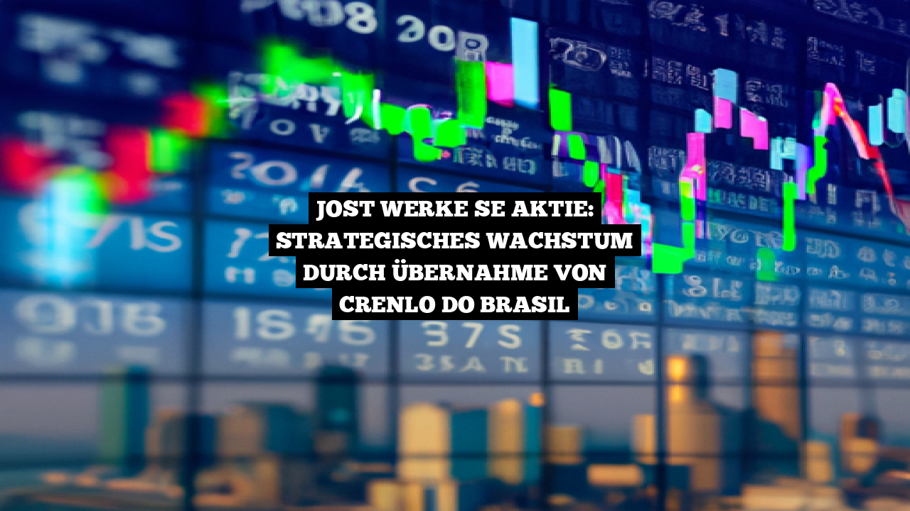 JOST Werke SE Aktie: Strategisches Wachstum durch Übernahme von Crenlo ...